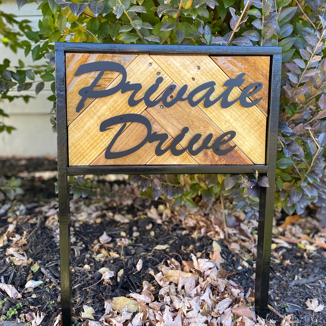 Sign Personalized Stake for Garden | Custom Reclaimed Wood Sign ...
