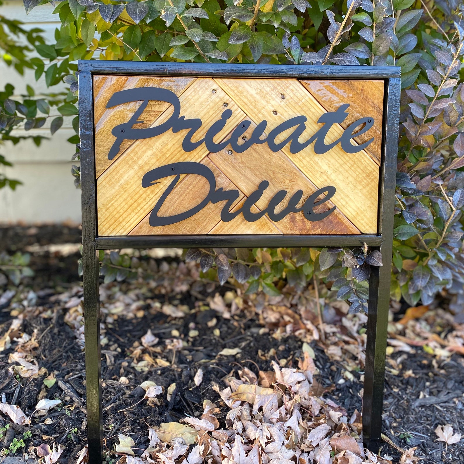 Sign Personalized Stake for Garden Custom Reclaimed Wood - Etsy