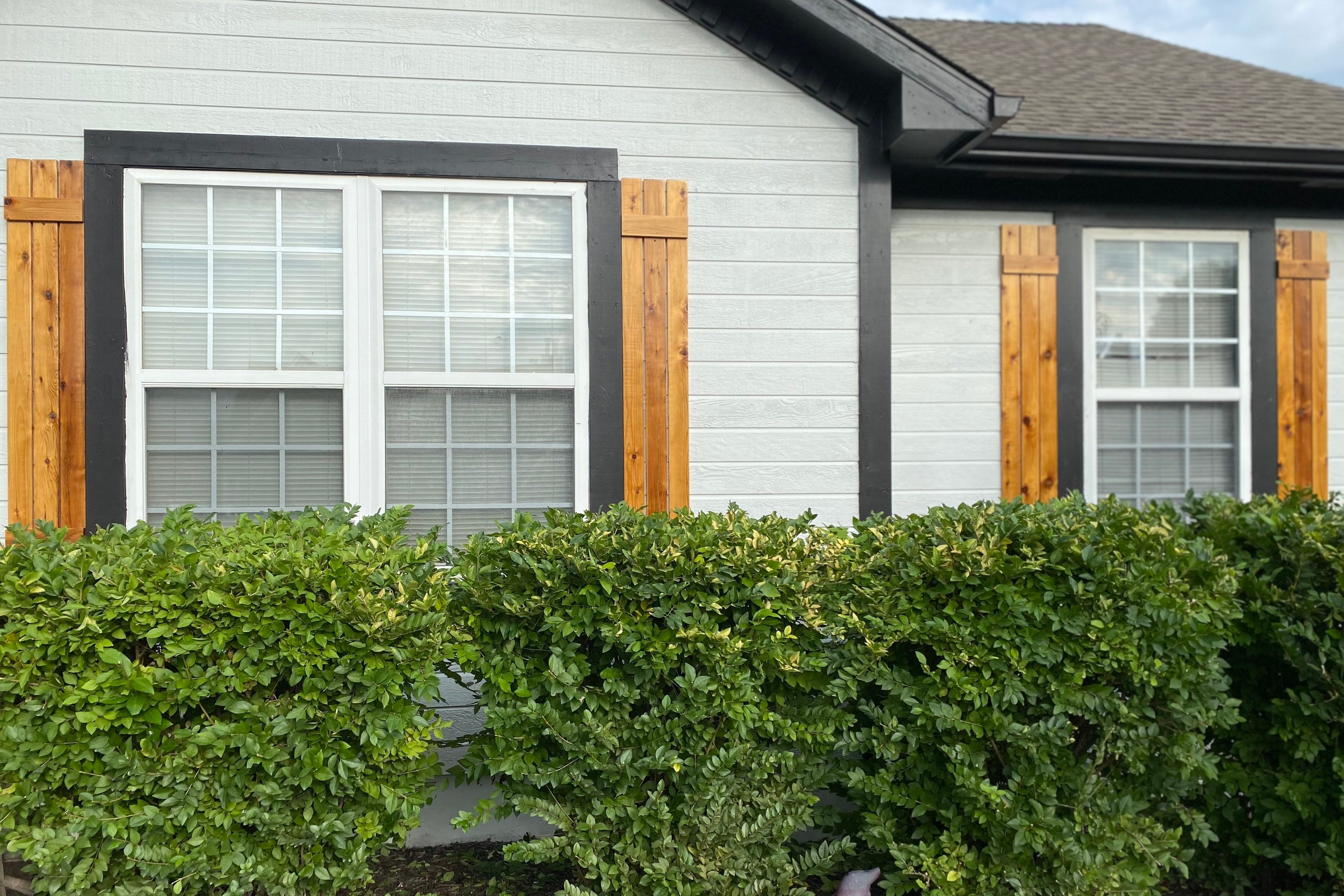 Cedar Shutter Set Custom Rustic Modern Farmhouse Decor - Etsy