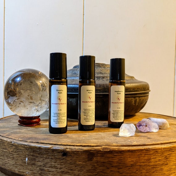 Three Pagans and a Cat Fragrance Rollers / Druid's Path / | Etsy