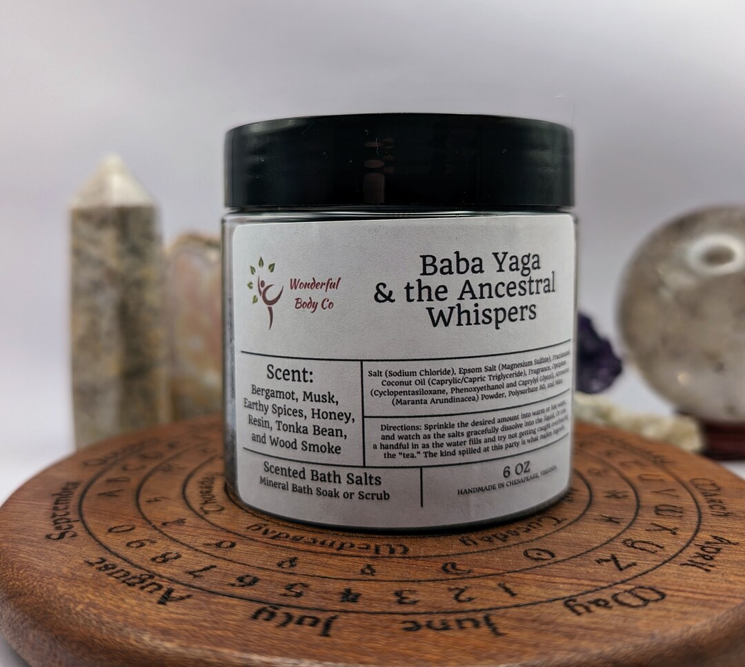 Baba Yaga and the Ancestral Whispers Bath Salts, Inspired Epsom Salt ...