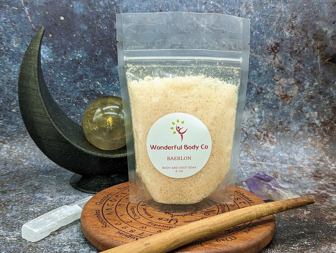 Baerlon Bath Salts Book Inspired Epsom Salt Foot & Body Soak - Etsy Italia