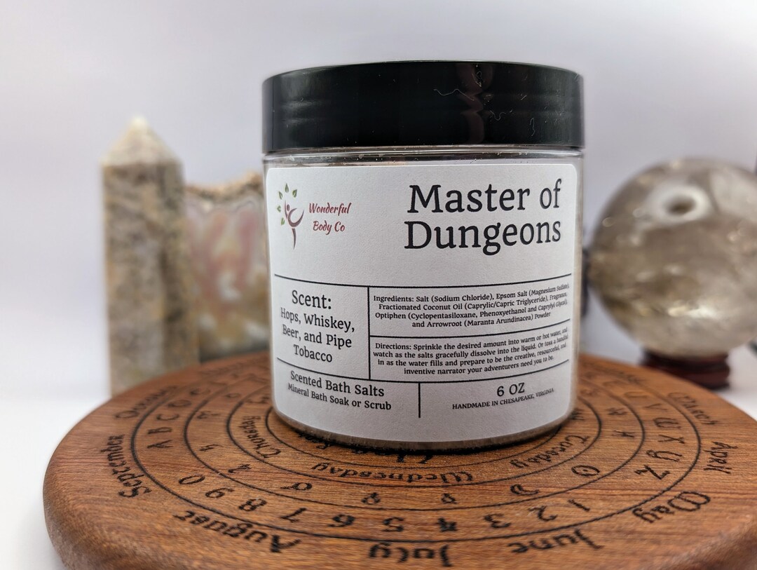 Master of Dungeons Bath Salts Inspired Epsom Salt Foot & Body Soak ...