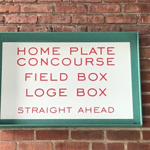 Boston Red Sox Fenway Park Custom Hand Painted Home Plate Concourse ...