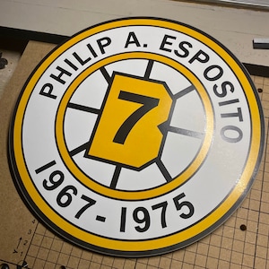 Boston Bruins Retired Numbers - Full Set, Just Like at TD Garden! - Etsy