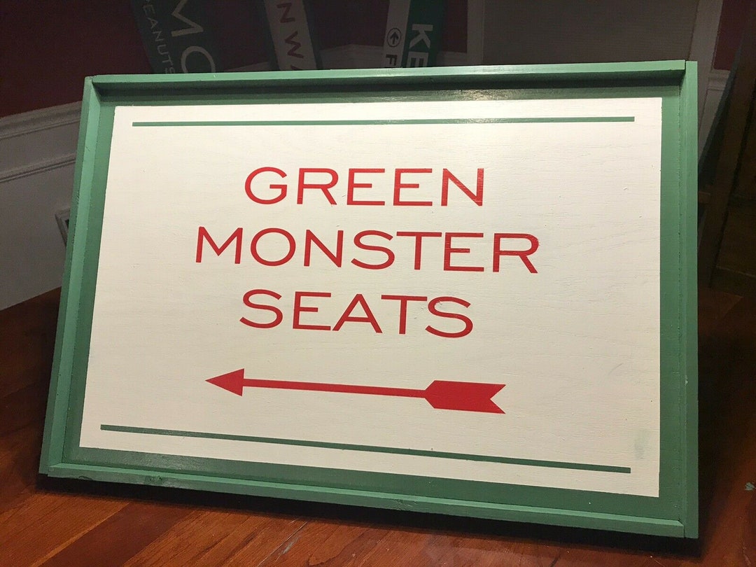 Boston Red Sox Fenway Park Custom Hand Painted Green Monster Concourse ...