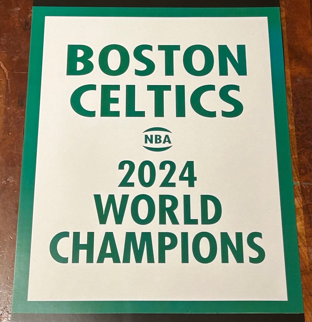 Celtics 2024 Banner! Complete Your Set! - Etsy