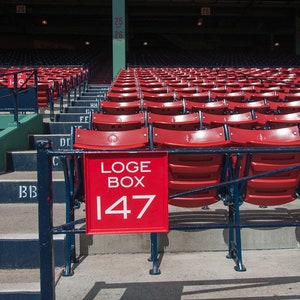 Boston Red Sox Fenway Park Custom Field Box/loge Box Exact Replica ...