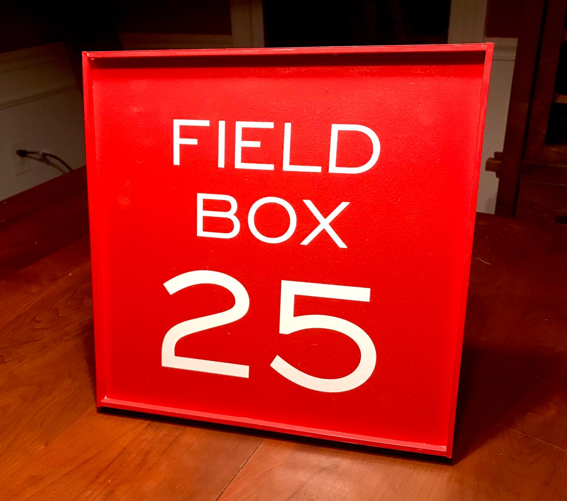 Boston Red Sox Fenway Park Custom Field Box/loge Box Exact - Etsy