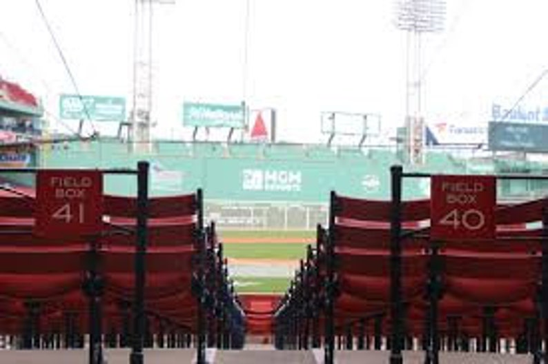 Boston Red Sox Fenway Park Custom Field Box/loge Box Exact Replica ...