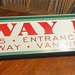 Spectacular Huge Hand Painted Replica Fenway Park Gate Sign - the Most ...