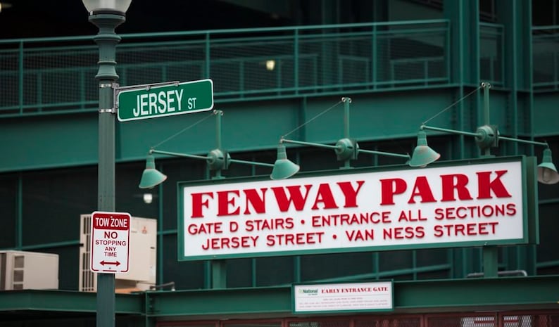 Spectacular Huge Hand Painted Replica Fenway Park Gate Sign - Etsy