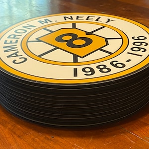 Boston Bruins Retired Numbers - Full Set, Just Like at TD Garden! - Etsy