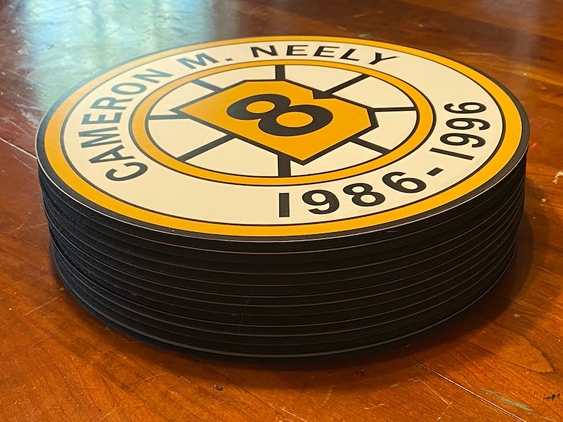 Boston Bruins Retired Numbers - Full Set, Just Like at TD Garden! - Etsy