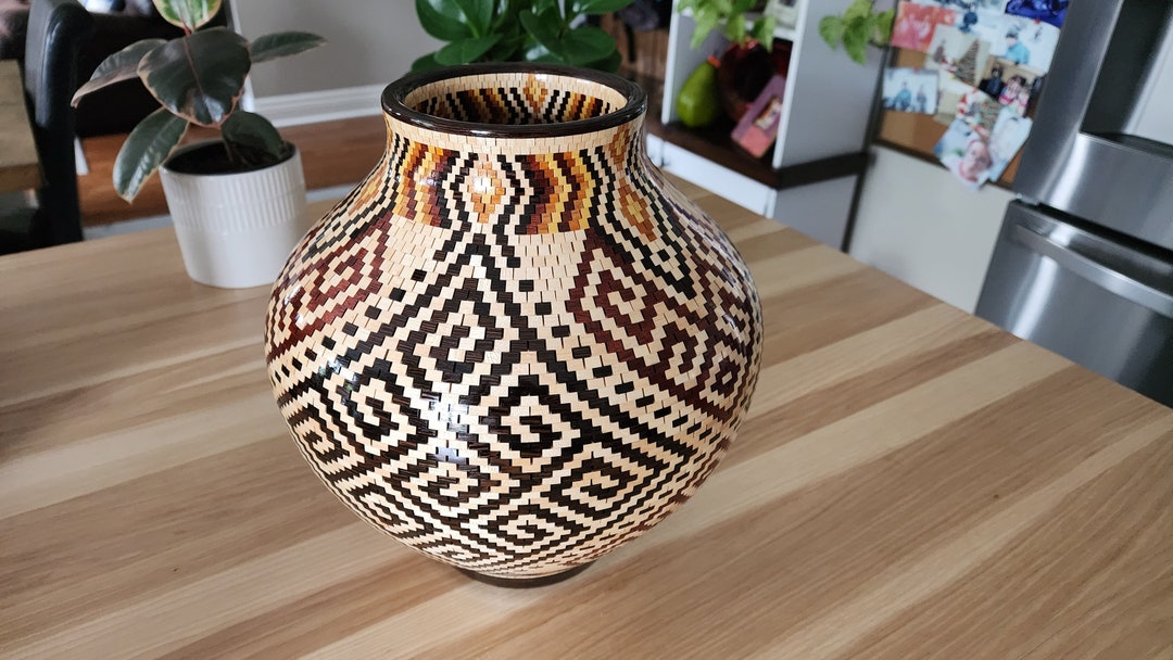 Stunning Open Segmented Vase - Etsy