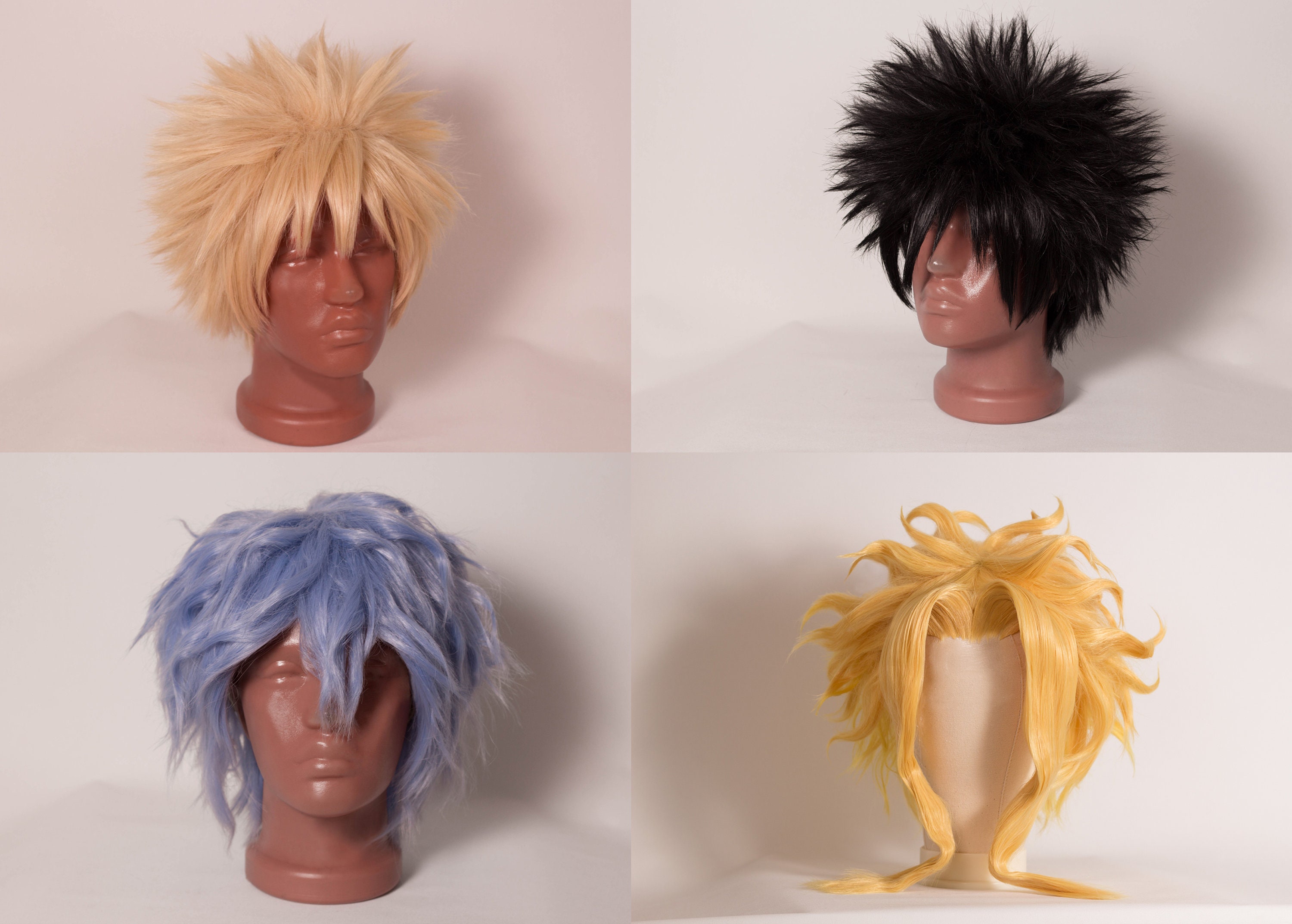 Wigs commissions Cosplay Wigs Anime cosplay Wig style Wigs | Etsy