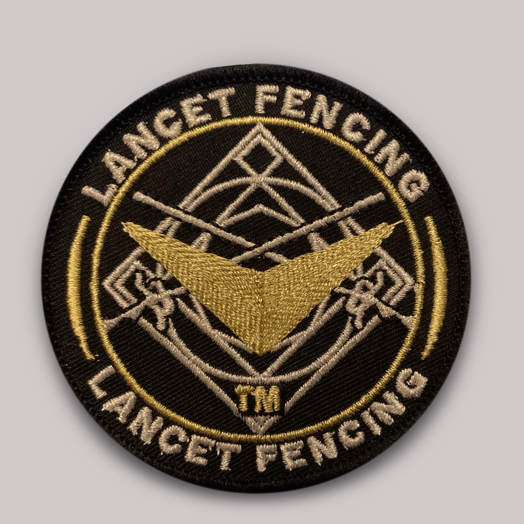 Lancet Fencing Iron on Team Patch - Etsy