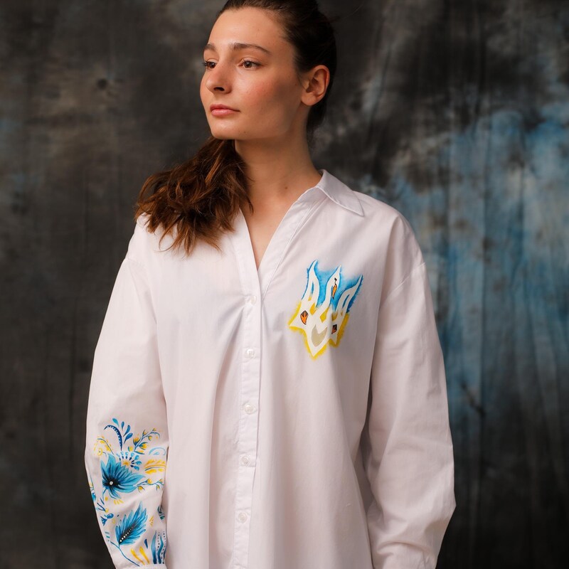 Hand Painted Shirt - Etsy