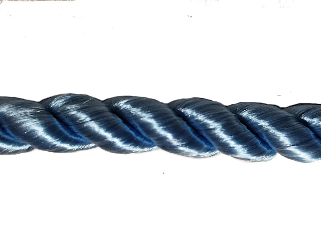Conso 3/8" Blue Rayon Rope Twist Cord- Sewing Cord - Etsy