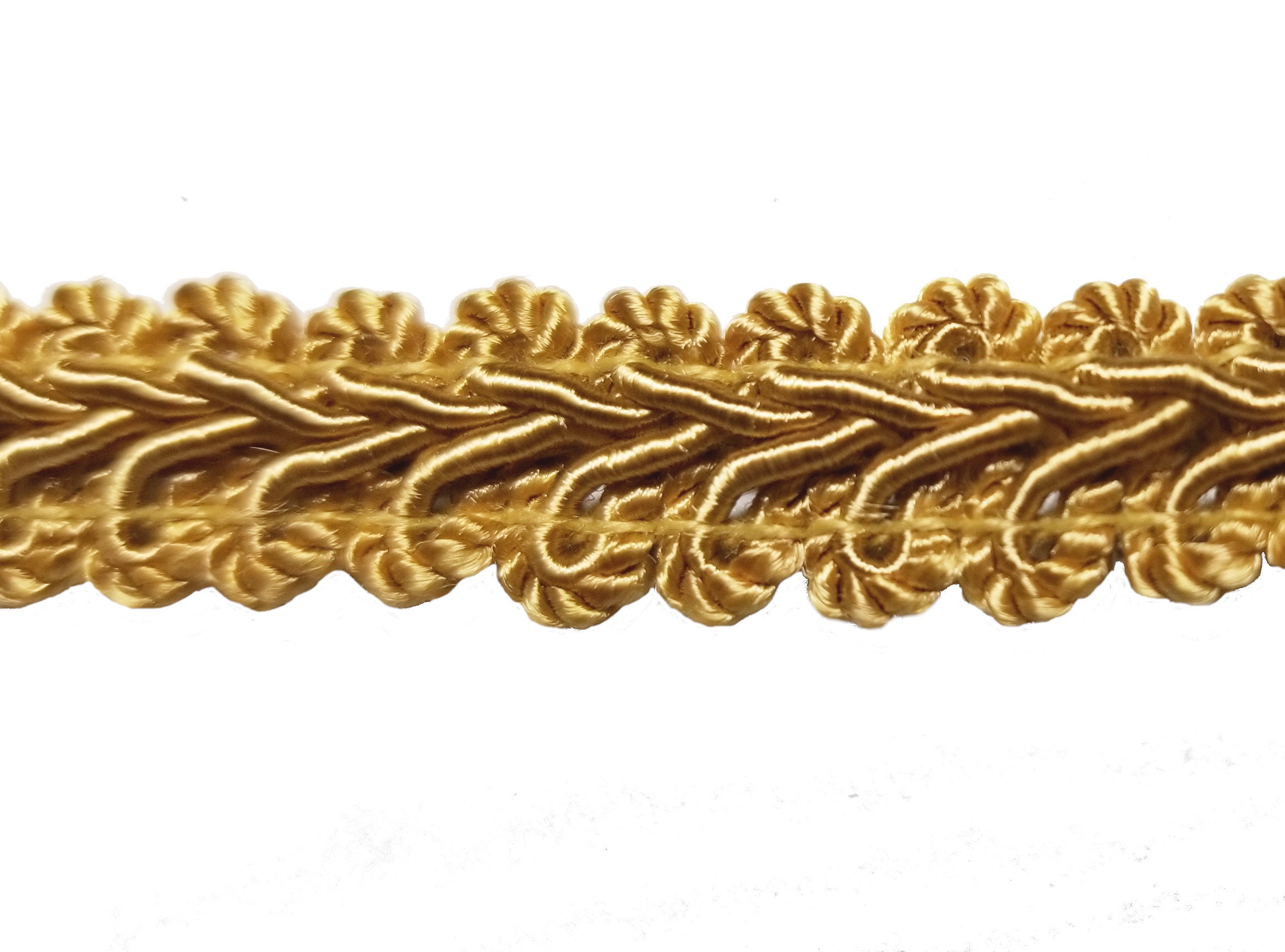 French Gimp Braid Trims 1/2 Wide 2 Colors Gold | Etsy