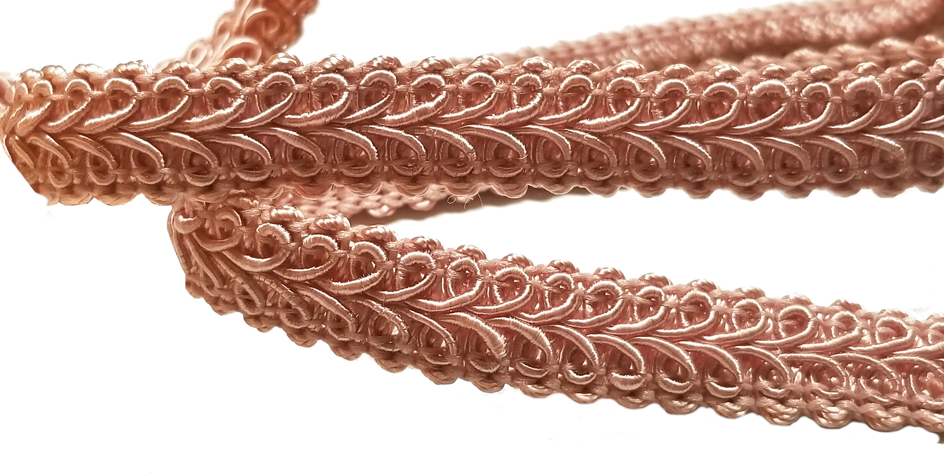 French Gimp Braid Trims, 1/2 Wide, 2 Colors Gold, Sandstone - Etsy