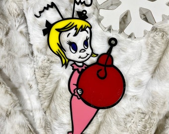 Dr. Seuss Cindy Lou Who Personalized Embroidered Christmas - Etsy