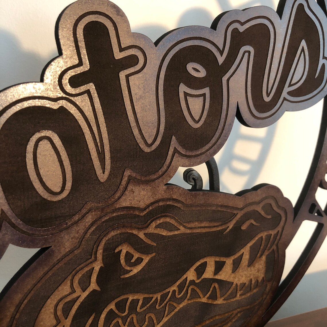 University of Florida Gators Circular Wood Wall Hanging | Etsy