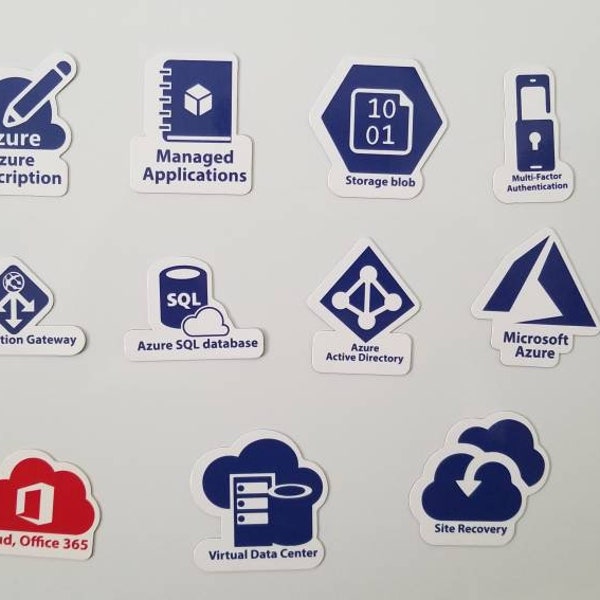 Microsoft Azure Stickers - Etsy