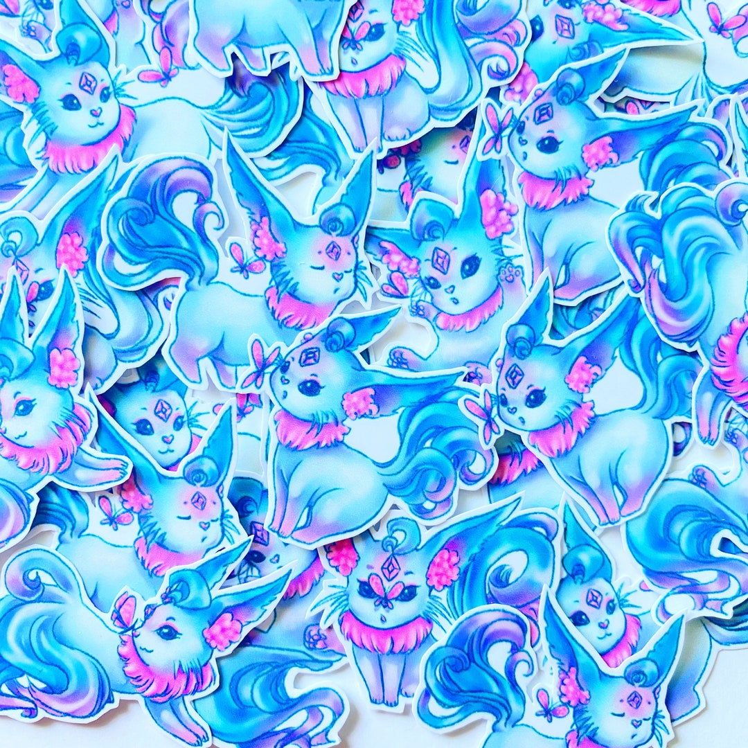 Charbuncle Sticker Pack, Final Fantasy Sticker, Carbuncle, Bestia - Etsy