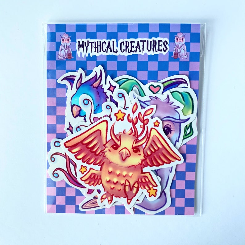 Sticker Set-mythical Creatures - Etsy