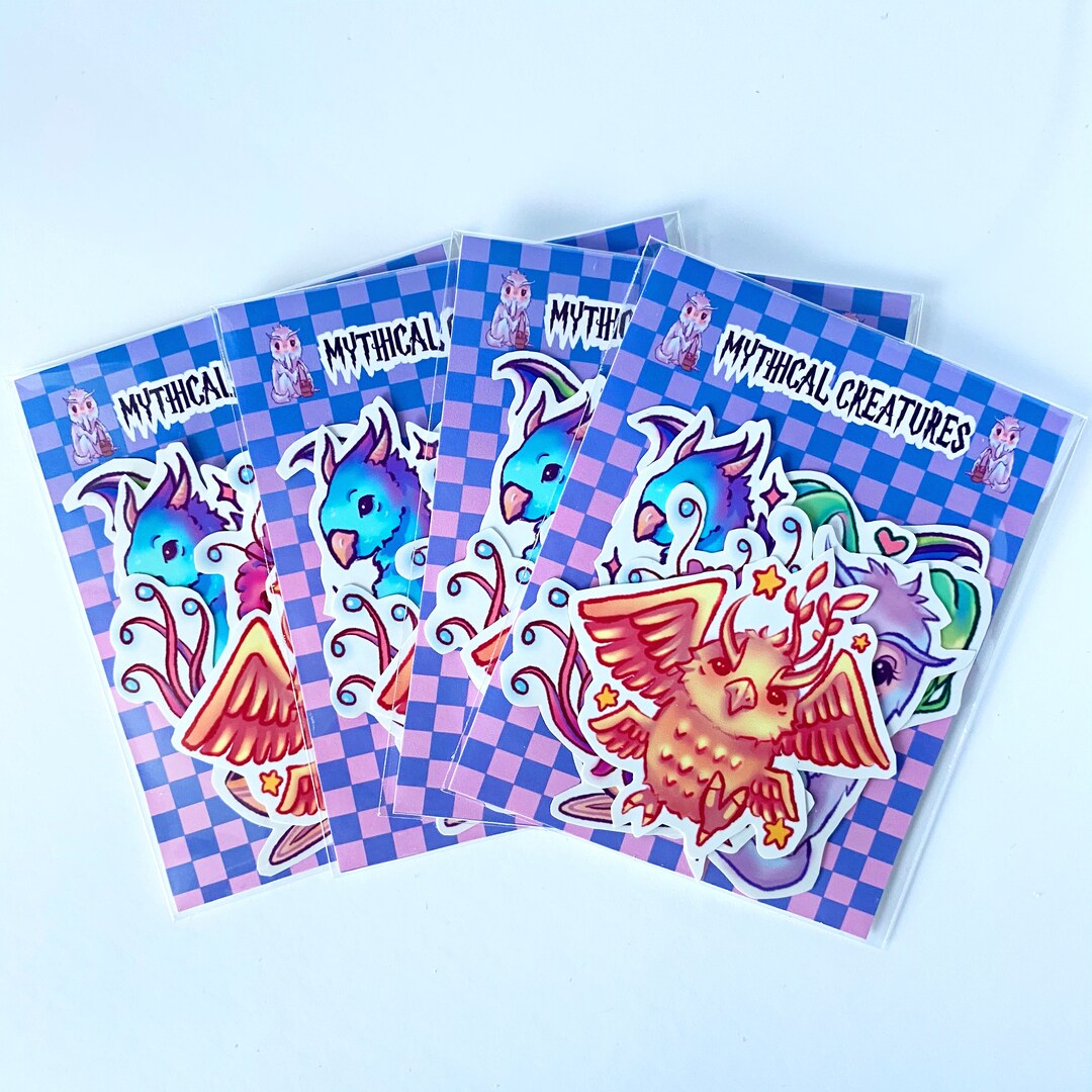 Sticker Set-mythical Creatures - Etsy