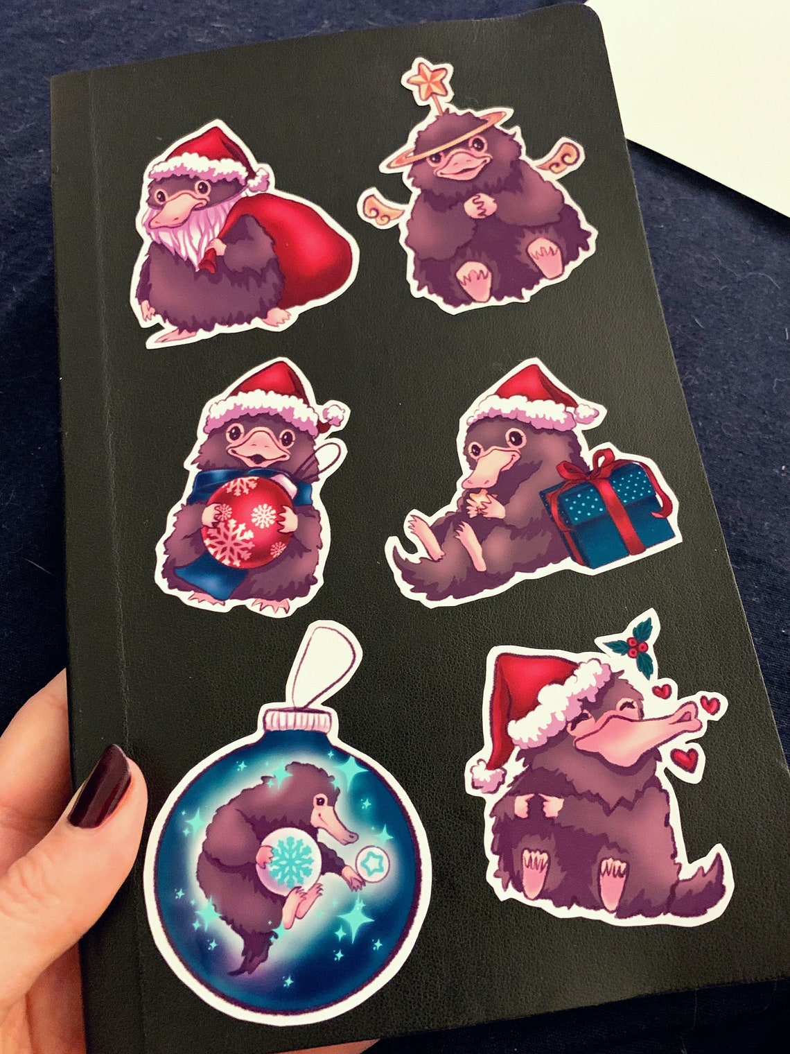 Niffler Sticker Christmas Edition Planner Journal Cute | Etsy