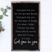 God Gave Me You Wood Sign - Etsy