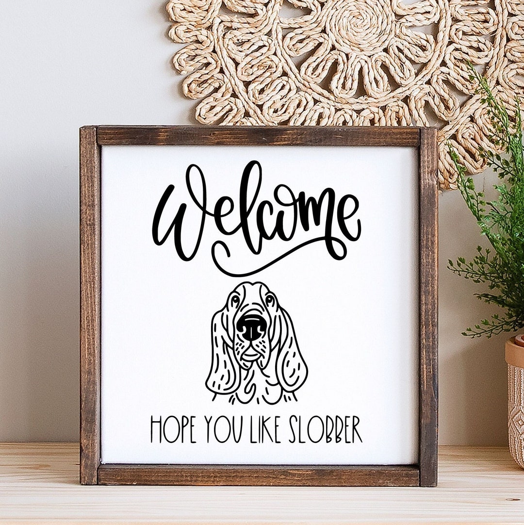 Bloodhound Wood Sign - Etsy