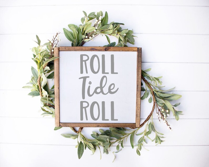 Roll Tide Roll Wood Sign | Etsy