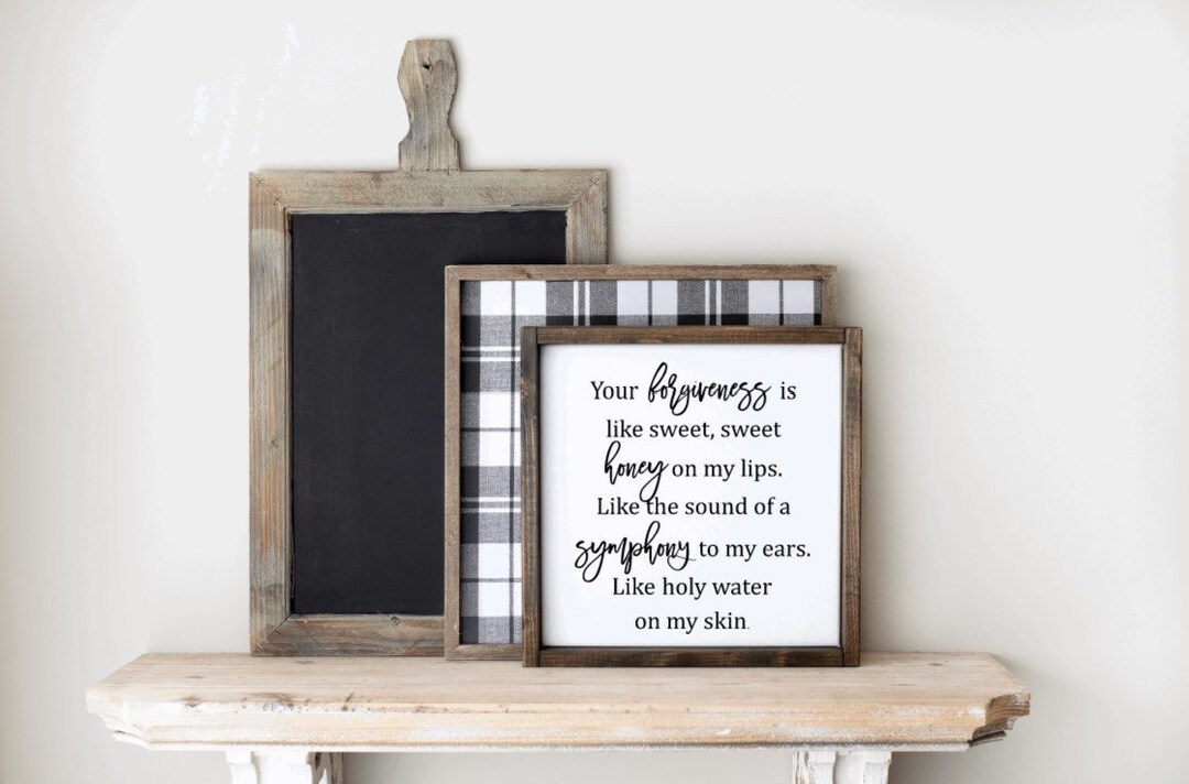 Holy Water Wood Sign - Etsy