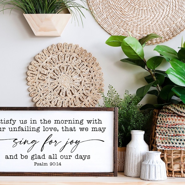 Psalm 90 14 - Etsy