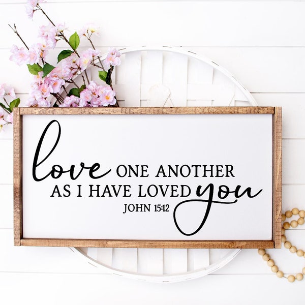 Love One Another Art - Etsy
