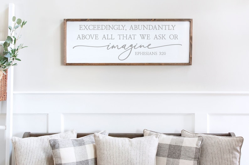 Exceedingly Abundantly Above All That We Ask or Imagine Ephesians 3:20 ...