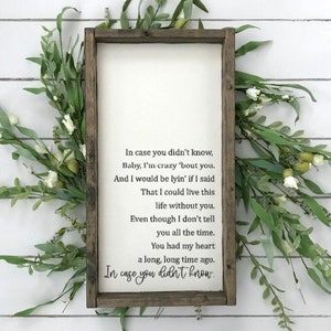 In Case You Didn't Know Wood Sign - Etsy