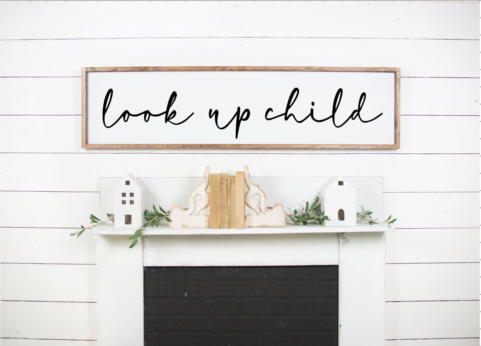 Look up Child Wood Sign - Etsy