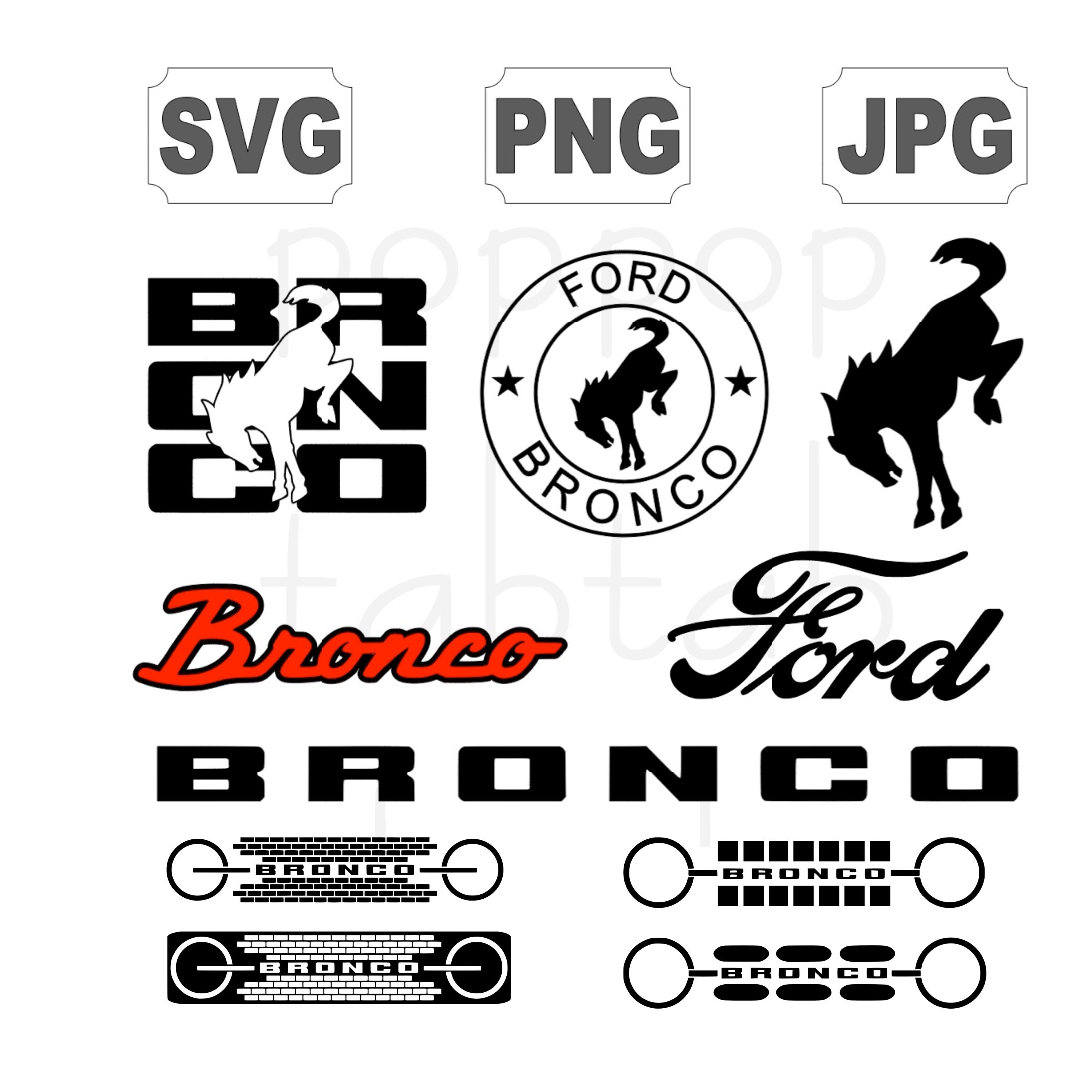 Ford Bronco Logo Vector