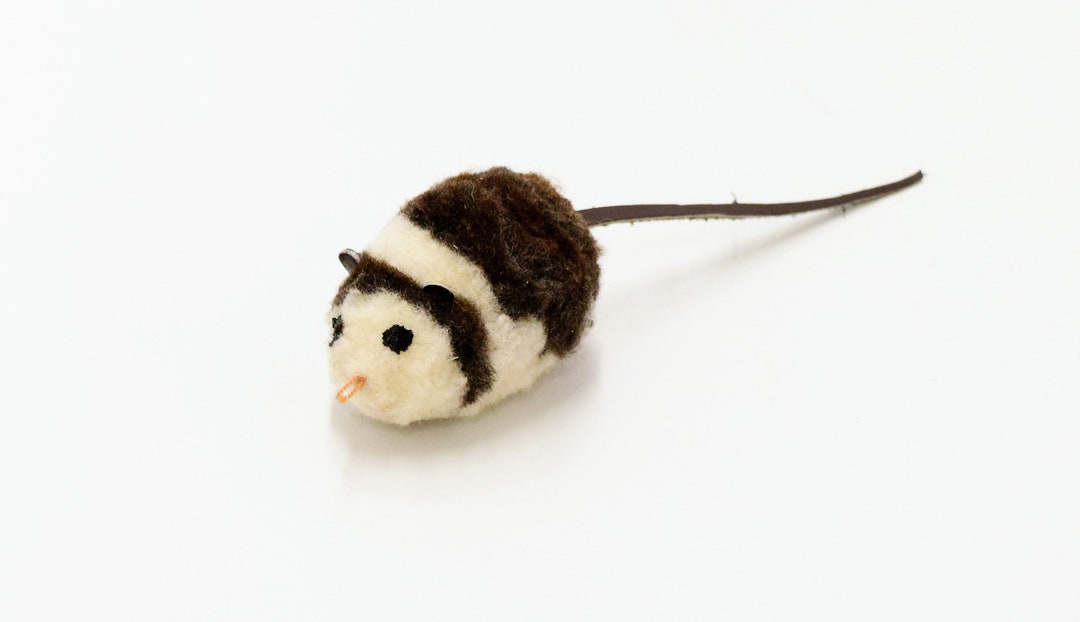Wool Mouse Cat Toy- by Litterboy Pets - Etsy