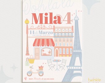 Porg Themed Birthday Party Invitation Customized Modern - Etsy