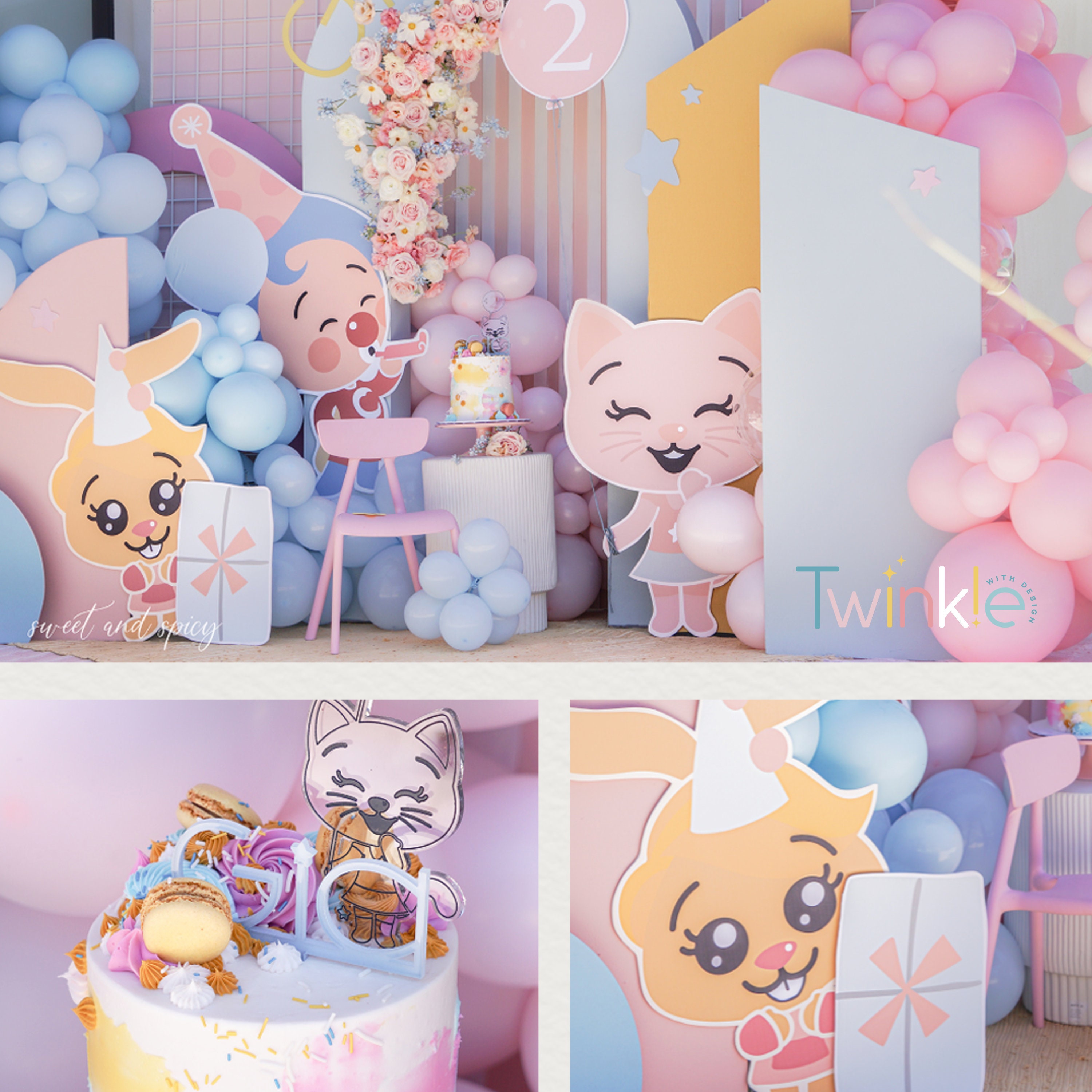 Plim Plim Themed Birthday Party Invitation Customized Modern Design ...