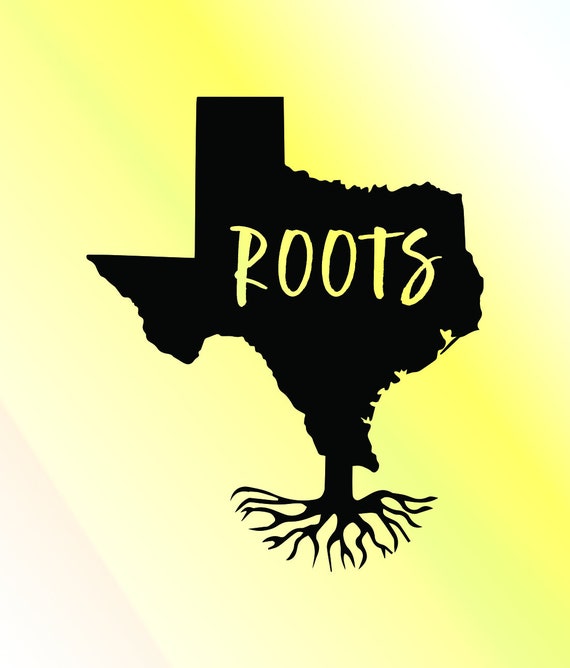 Texas Roots Svg File. Texas Home Native Roots Proud SVG Design | Etsy