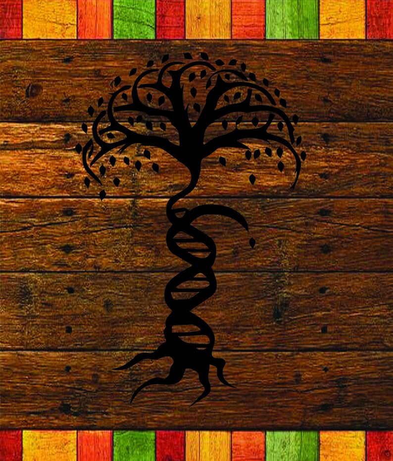 Dna Tree Cut Digital Files. Svg Dxf Pdf Eps and Png Cut Out - Etsy