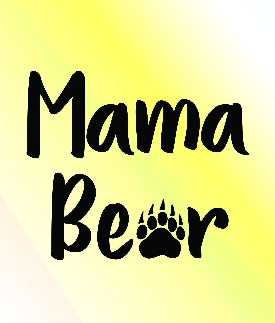 Mama Bear Svg. Mama Bear Text Clipart. Dxf Eps Pdf Png Svg | Etsy