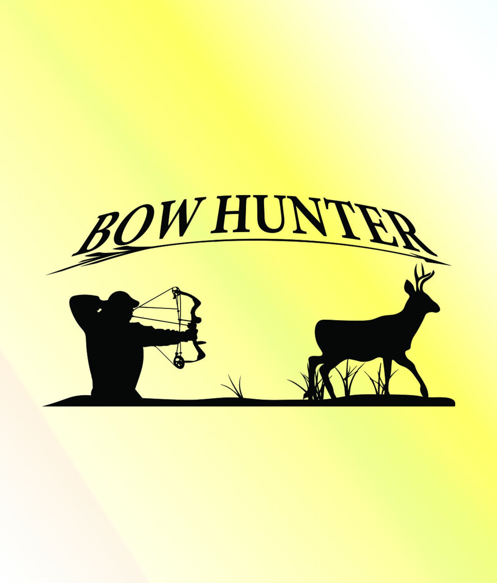 Bow Hunter Svg Cricut Svg Bow Hunter Cut File Silhouette - Etsy