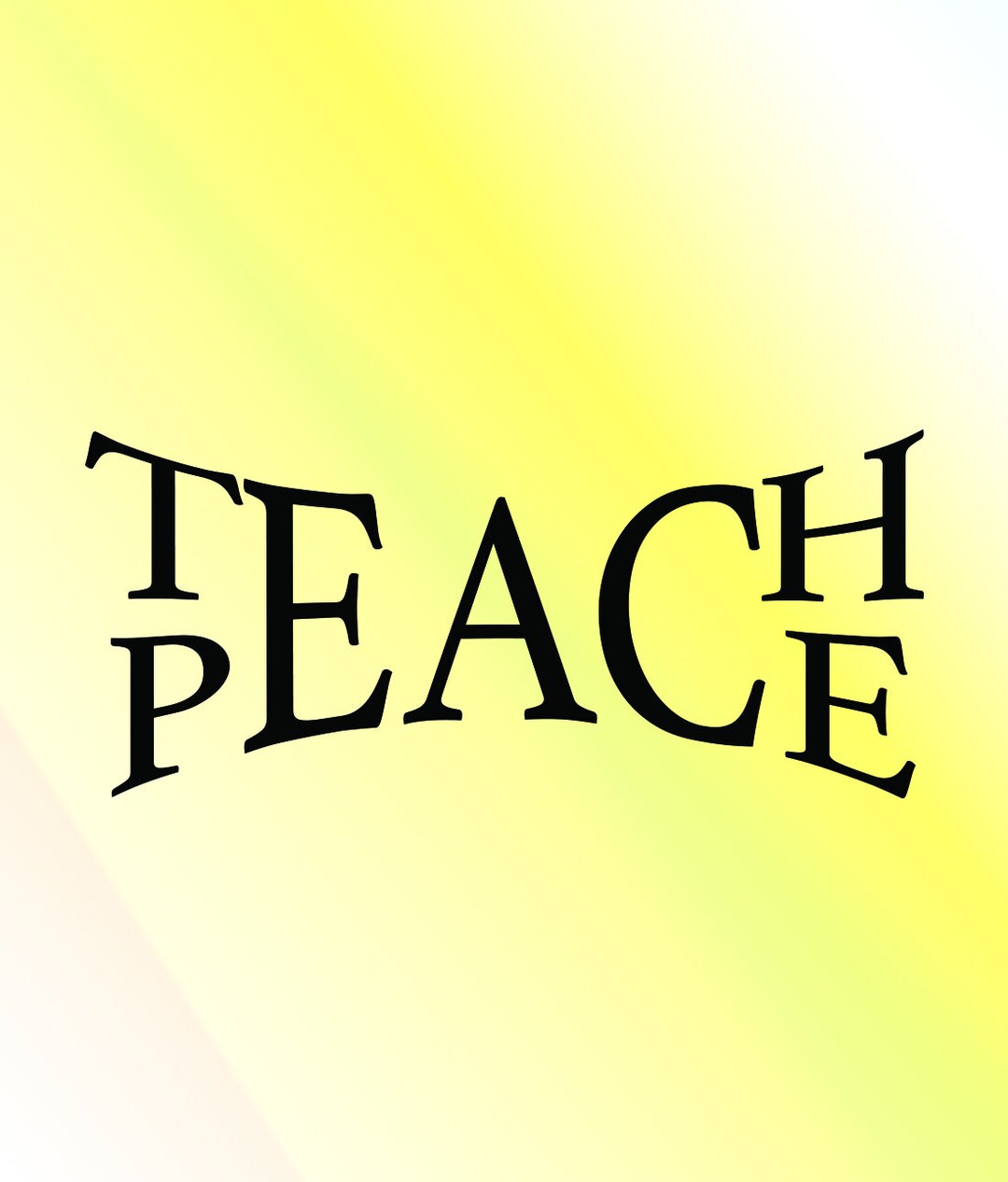 Teach Peace Svg Digital Cut File for Cricut Silhouette, and Any Cut ...